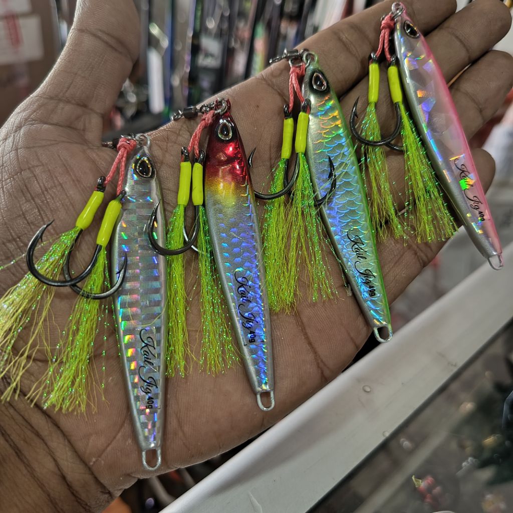 Jual Metal Jig Siap Pakai Copy Gomame 40gr/Asist Double Hook Kail Chinu ...