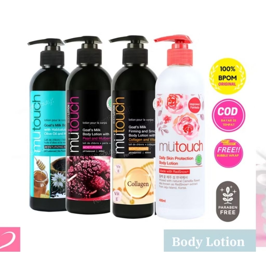 Jual Mutouch Goat's Milk Bodylotion 400ml | Shopee Indonesia