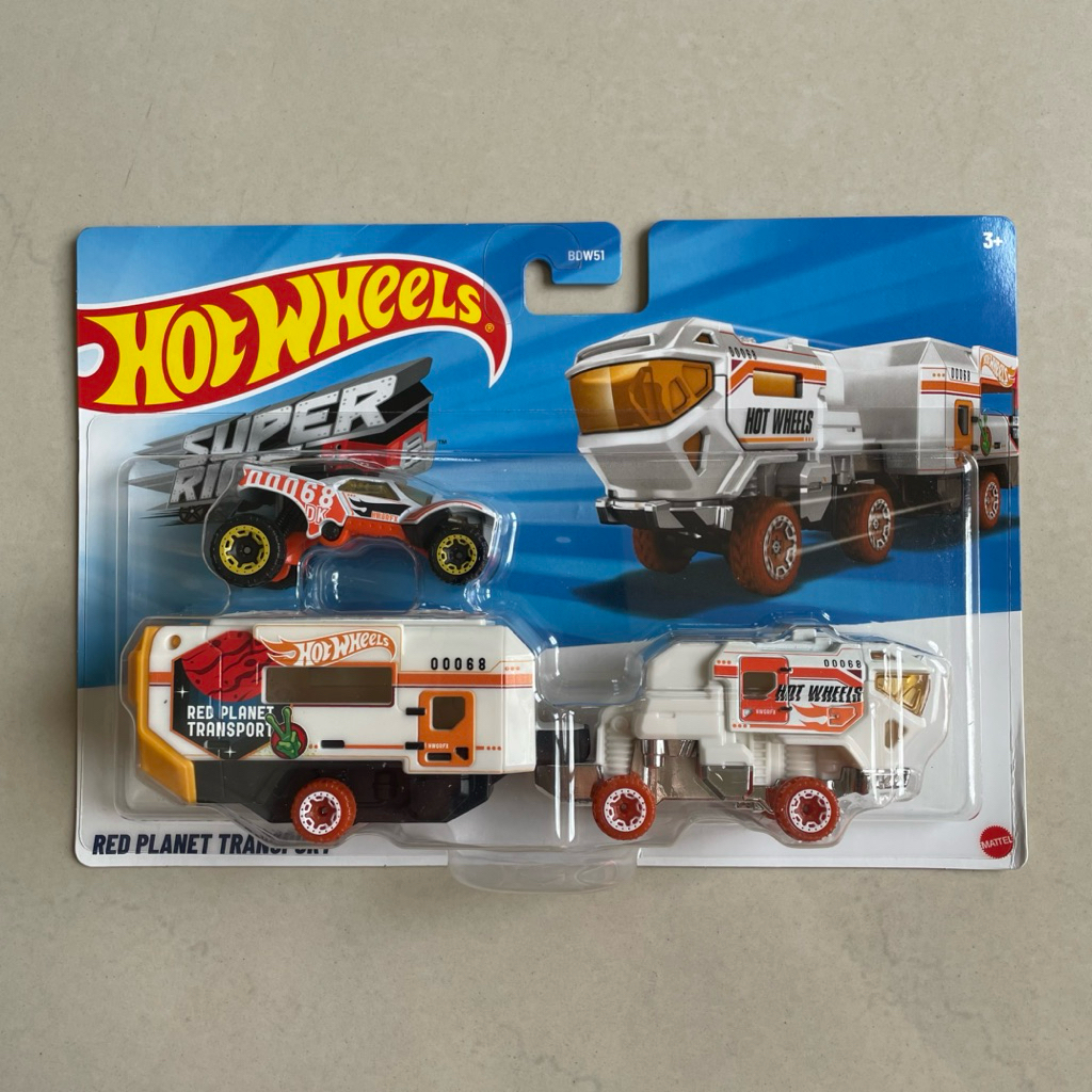Jual Hot Wheels Super Rigs Red Planet Transport Mars Rover Explorer Da ...