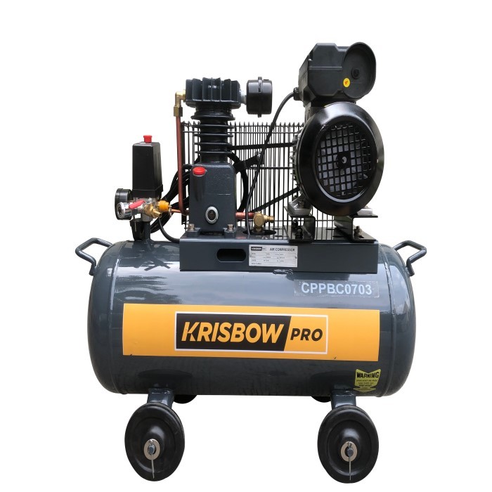Jual Kompresor Angin 3/4hp 8 Bar Cppbc0703 Compressor 220V 1 ph Krisbow ...