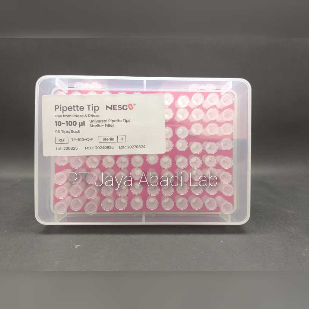 Jual pipet filter tips tip filter micropipette mikropipet pak 10-100 uL ...