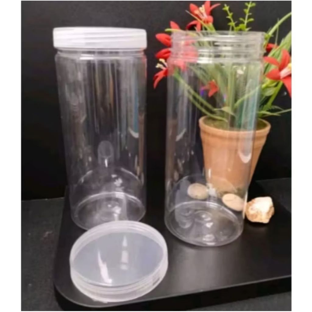 Jual toples tabung toples mini ukuran 1300ml toples murah toples bening ...