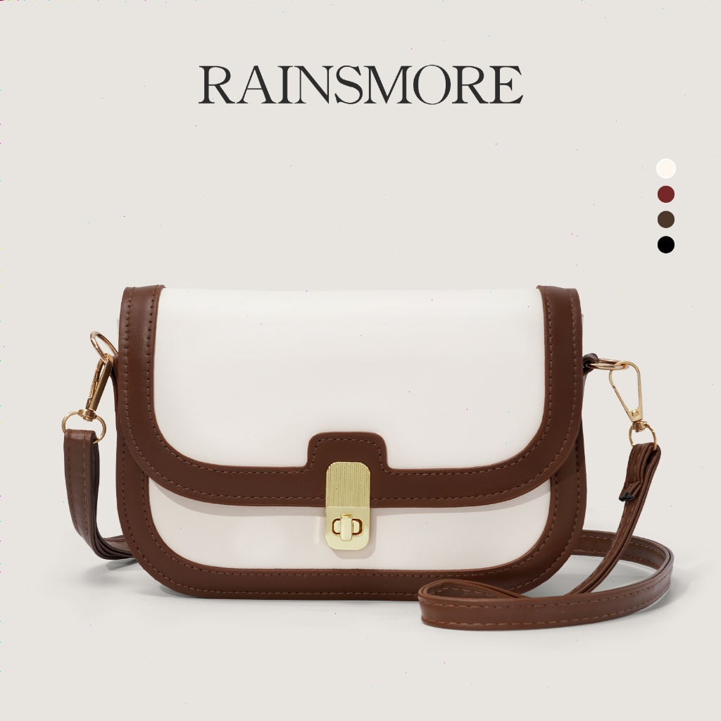 Jual RAINSMORE Tas Wanita Kecil 2025 — Tas Bahu Mini Retro Elegan ...