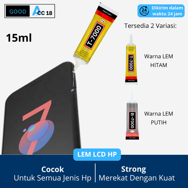Jual LEM LCD Hp Touchscreen 15ml T-7000 Hitam B-7000 Bening | Shopee ...