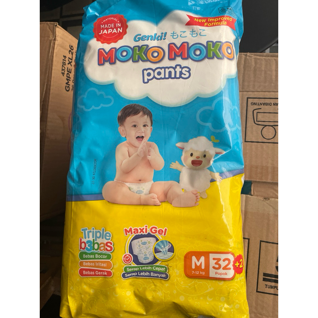 Jual Genki Moko Moko M32, L28, XL26 | Shopee Indonesia