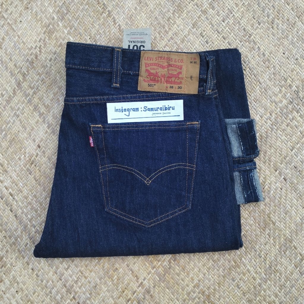 Jual Levis selvedge 501/ t not Levis 501XX/momotaro jeans iron heart denim Levis vintage pbj lvc ...