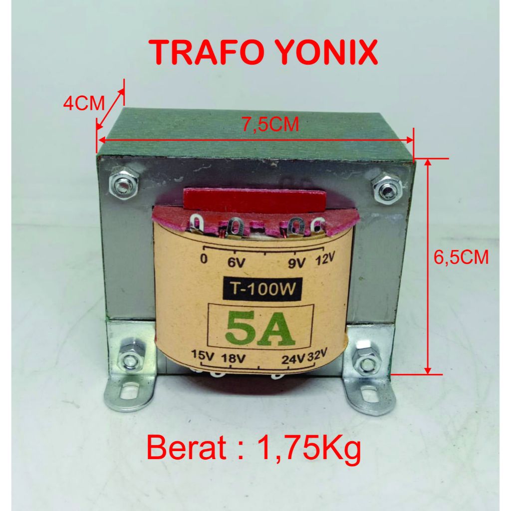 Jual Trafo 5A Kecil (Non CT) 100W YONIX | Shopee Indonesia