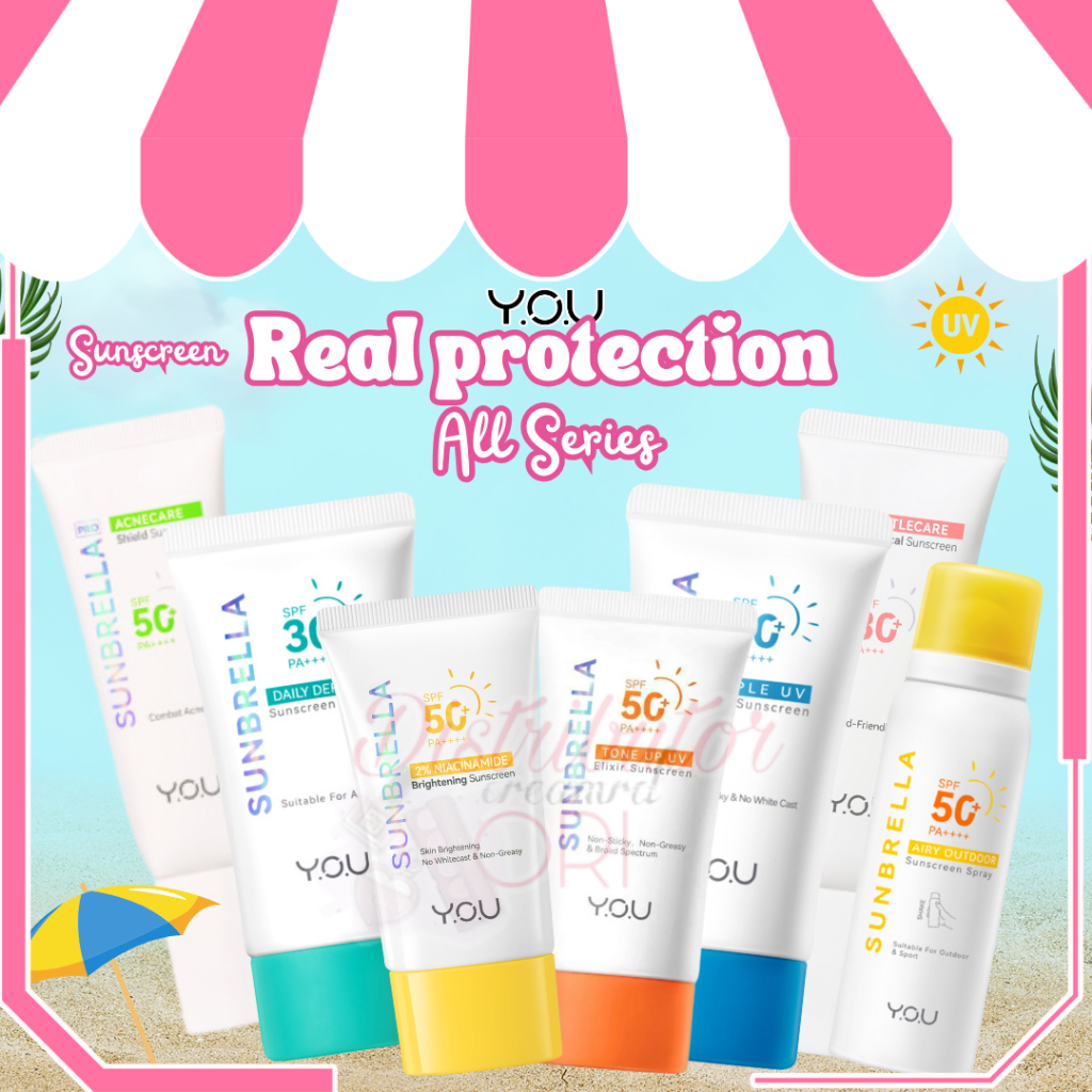 Jual YOU SUNBRELLA TRIPLE UV TONE UP UV DAILY DEFENSE ELIXIR SUNSCREEN ...