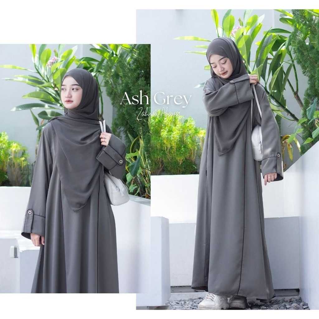 Jual Abaya Gamis Muslim Sabrina Premium Madina Anti UV Lembut Jatuh Trand Baju Lebaran Mewah ...