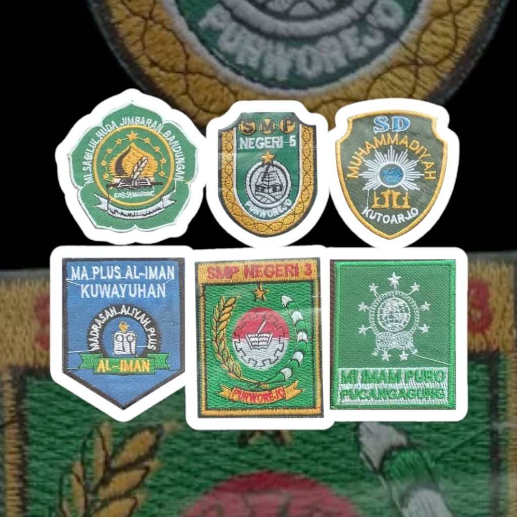 Jual Logo patch emblem atribut/custom papan nama/nomor gudep/Logo ...