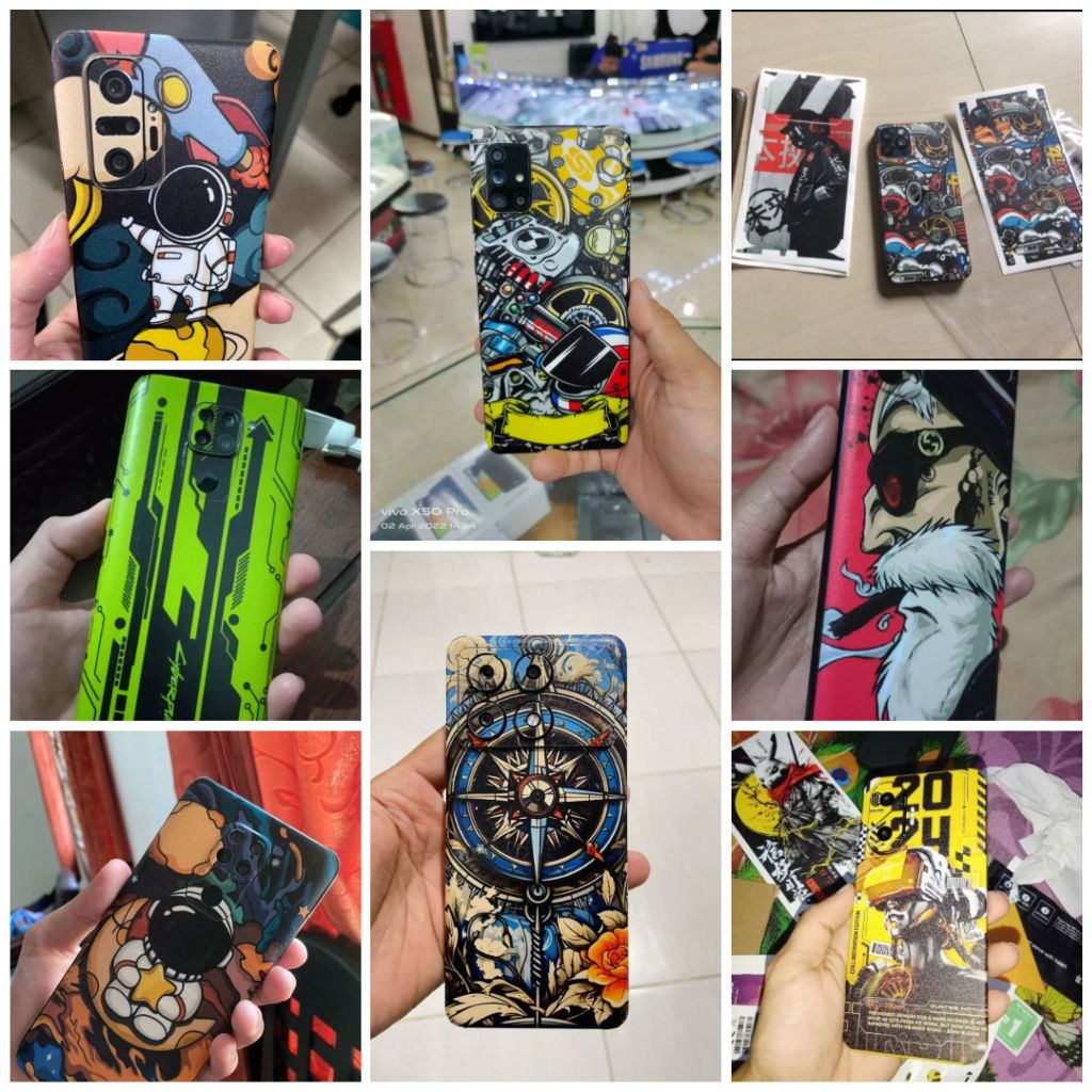 Jual GARSKIN SKIN CUSTOM READY SEGALA JENIS DAN TIPE HP BAHAN PREMIUM ...