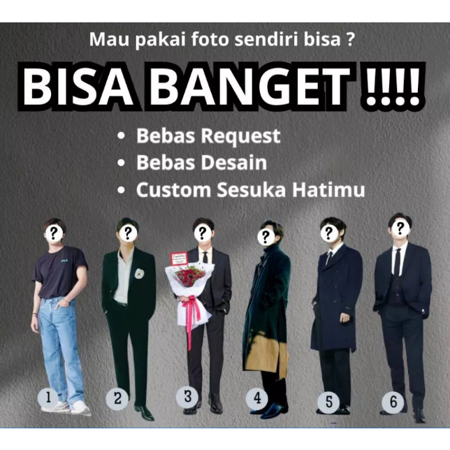 Jual Standee Figur KPOP | Standee Anime | Standee Real Size | Human ...