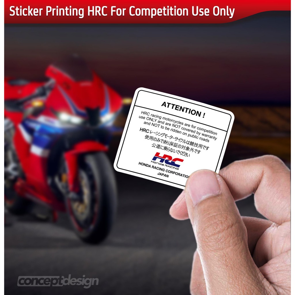 Jual Sticker HRC For Competition Use Only | Shopee Indonesia