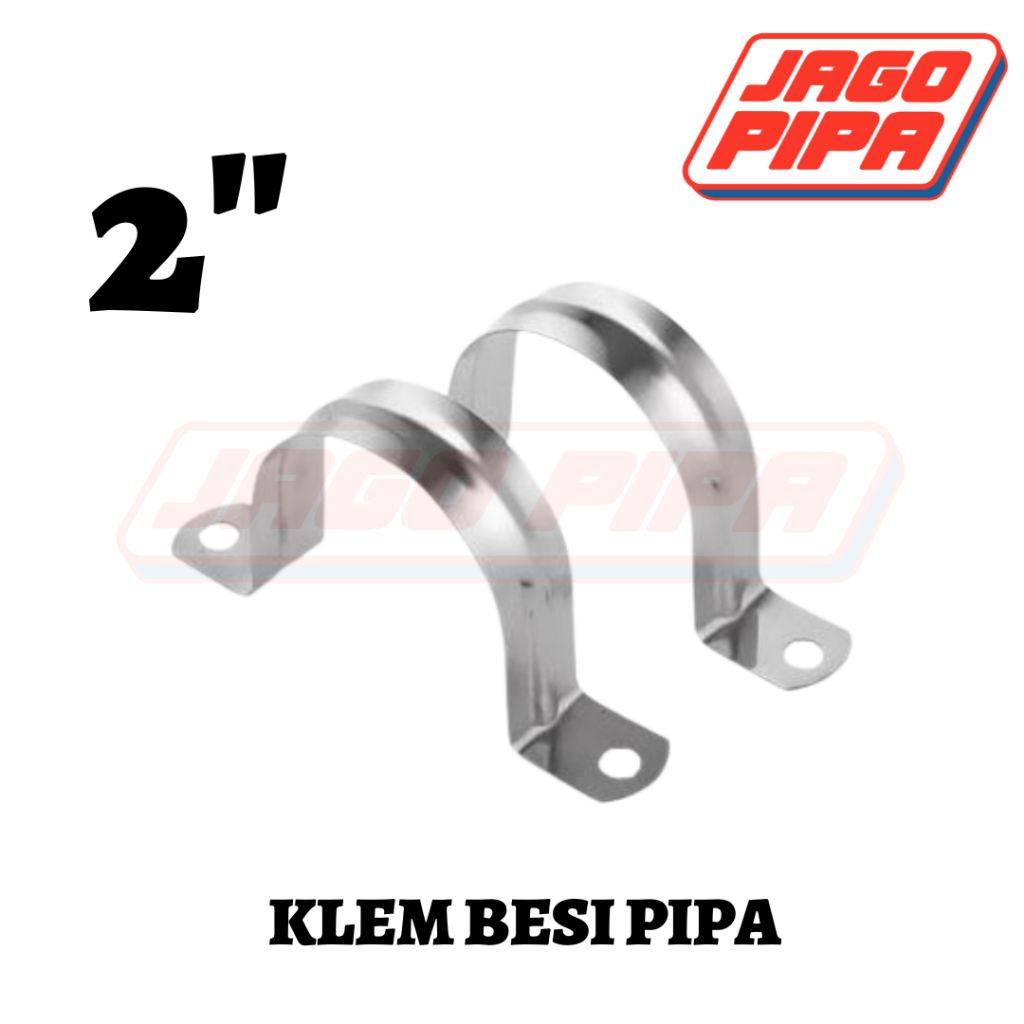 Jual Klem Besi Pipa PVC 2" Clamp Omega Pipa 2 Dim | Shopee Indonesia
