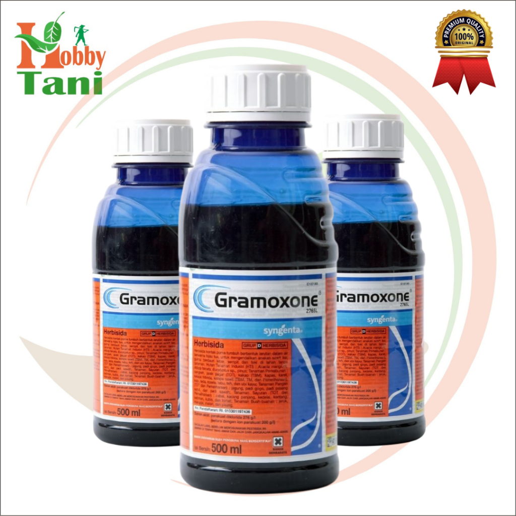 Jual Gramoxone 276SL - Herbisida Kontak Racun Rumput Liar 500 Ml ...