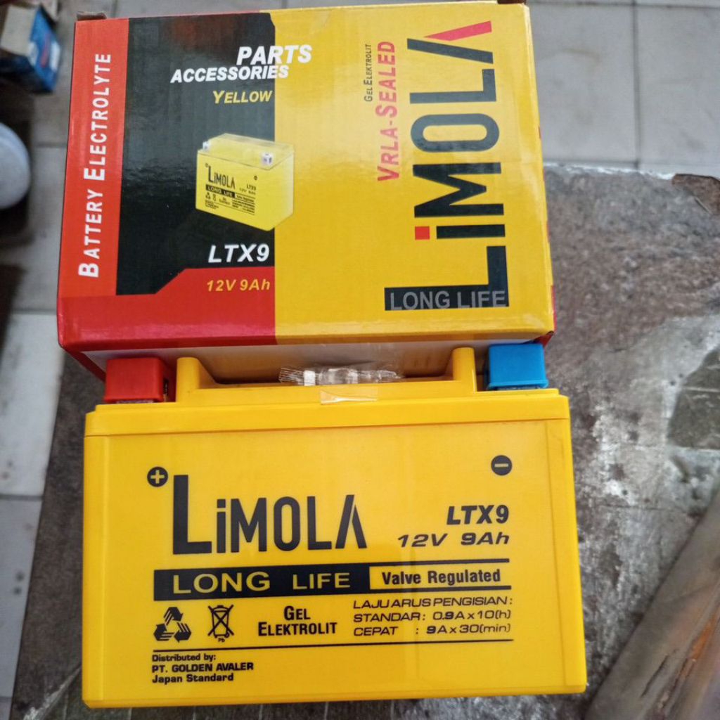 Jual aki ninja 250 fi/ninja 250 lama merek limola | Shopee Indonesia