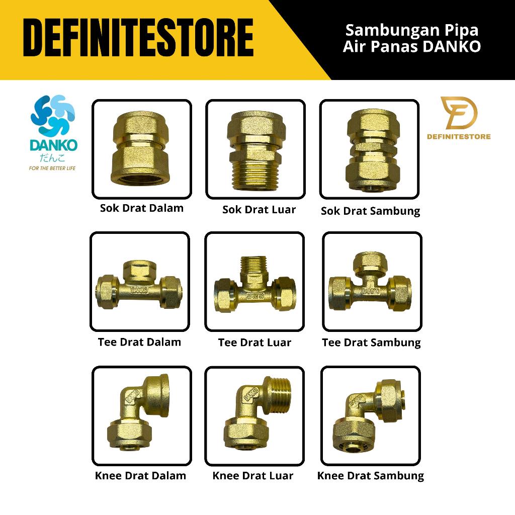 Jual Fitting Sambungan Pipa Air Panas Instalasi Water Heater Pemanas ...
