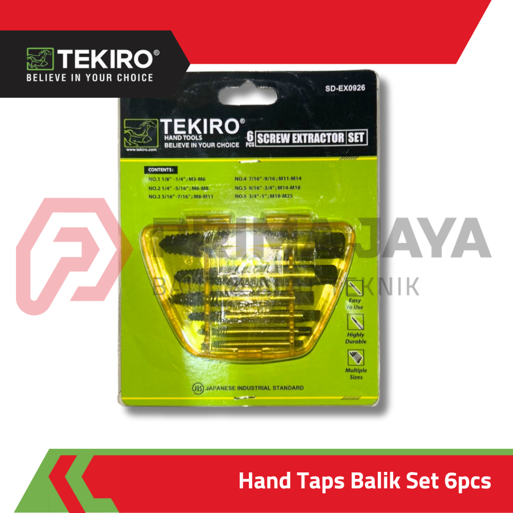 Jual HAND TAPS BALIK / TAP ULIR SET 6 PCS TEKIRO | Shopee Indonesia