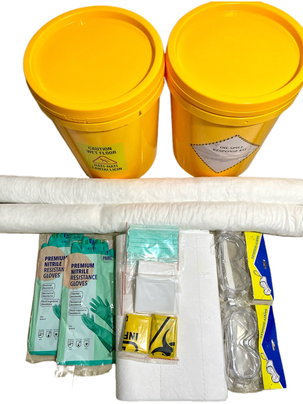 Jual Oil Spill Kit 10L 20L Penyerap Tumpahan Minyak Kemasan Pail ...