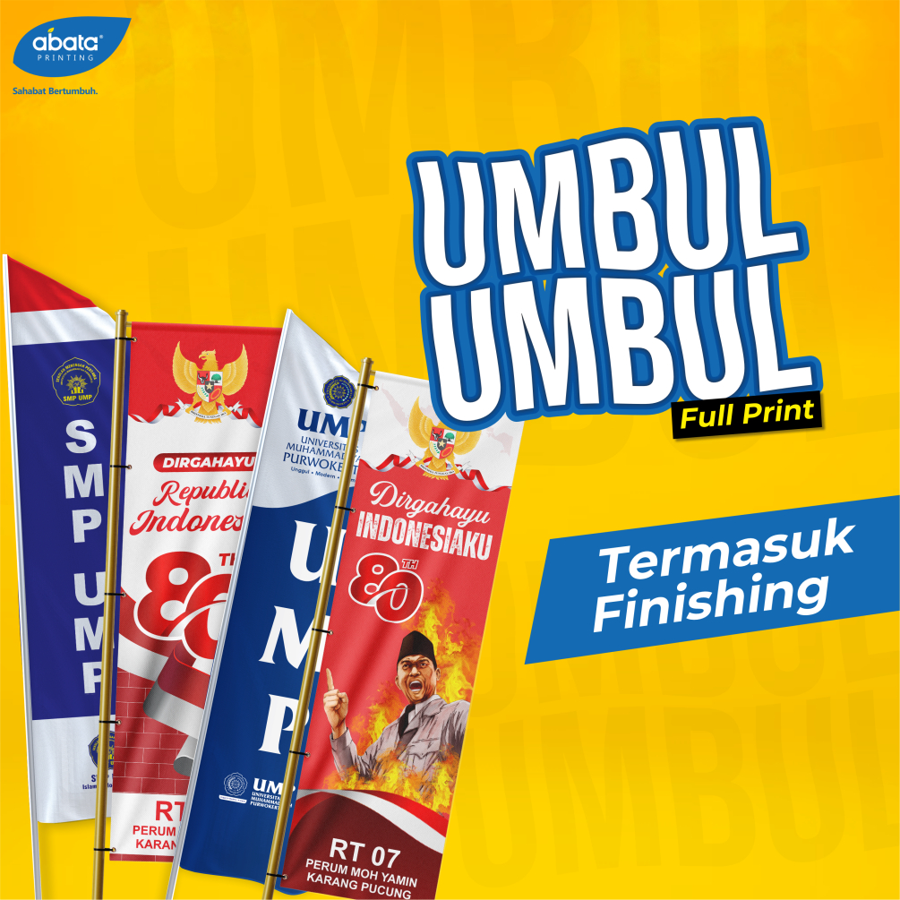 Jual Umbul Umbul Kain 17an Agustusan HUT RI Kemerdekaan Instansi Event ...