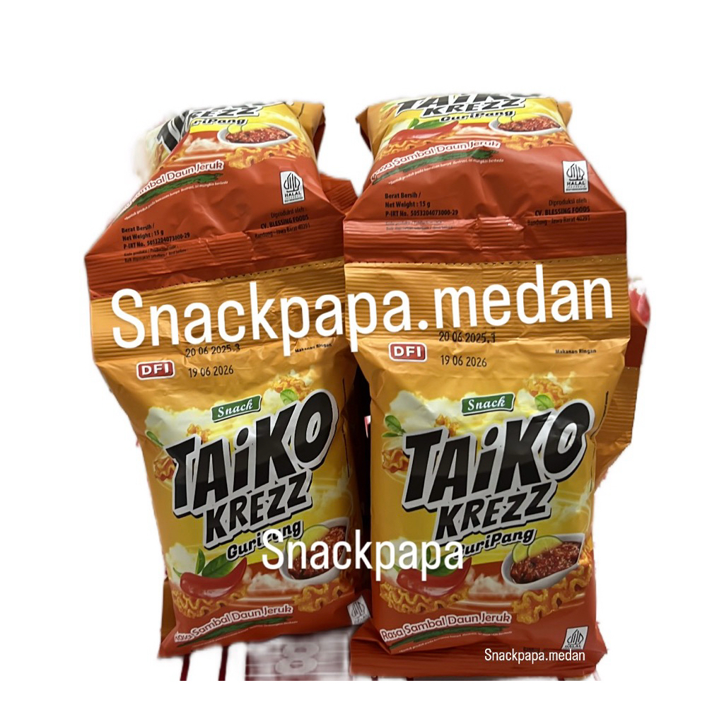 Jual SNACK VIRAL TAIKO KREZZ GURIPANG [1 RENCENG ISI 10 BUNGKUS @15G ...
