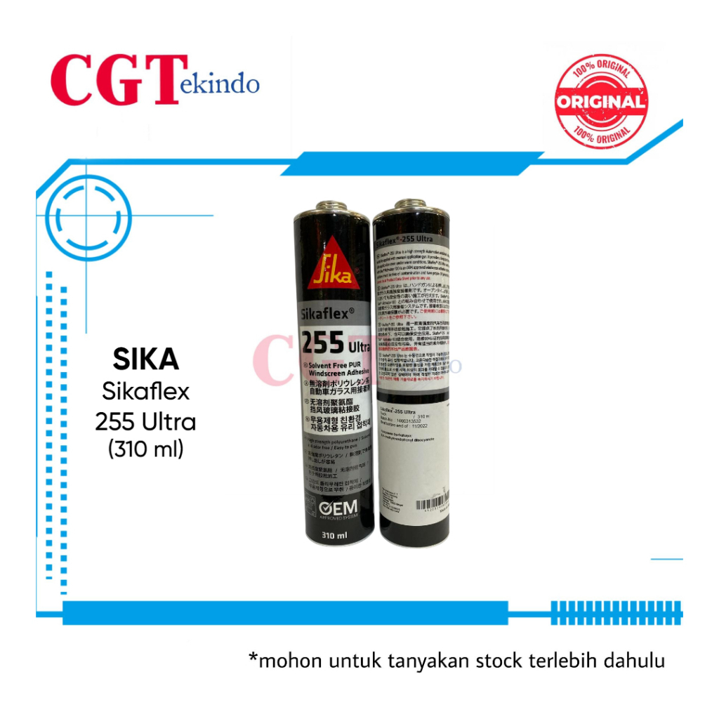 Jual Sikaflex 255 Ultra Sika 310ml Lem Kaca Mobil Windscreen Adhesive ...