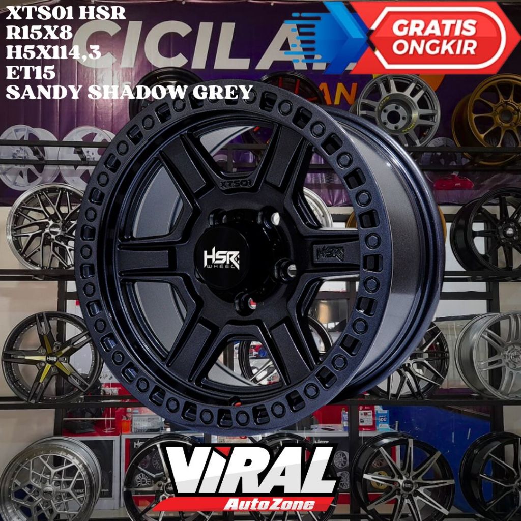 Jual Velg Hilux Rangga , L300 , Kuda , Taruna , HSR XTS01 Ring 15 R15 ...