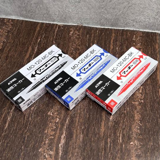 Jual AOWA MO120 Spidol Double Marker Spidol 2 Sisi Spidol Marker Pen ...