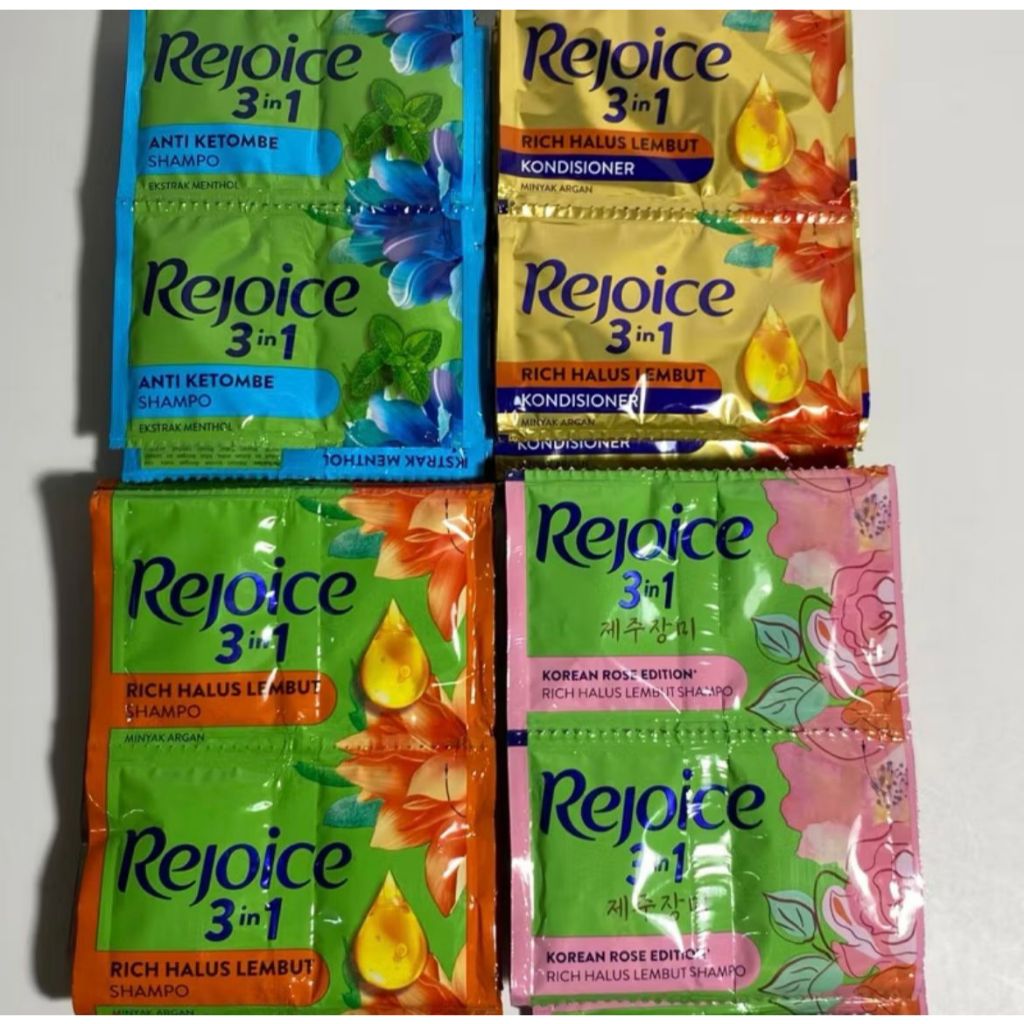 Jual Rejoice Shampo 3in1 Sachet Shampoo 10ml (1Renceng Isi 12 Sachet) | Shopee Indonesia