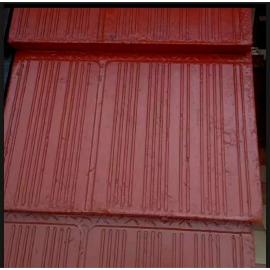 Jual Genteng flat beton Warna hitam merah Hiasan atap rumah minimalis ...