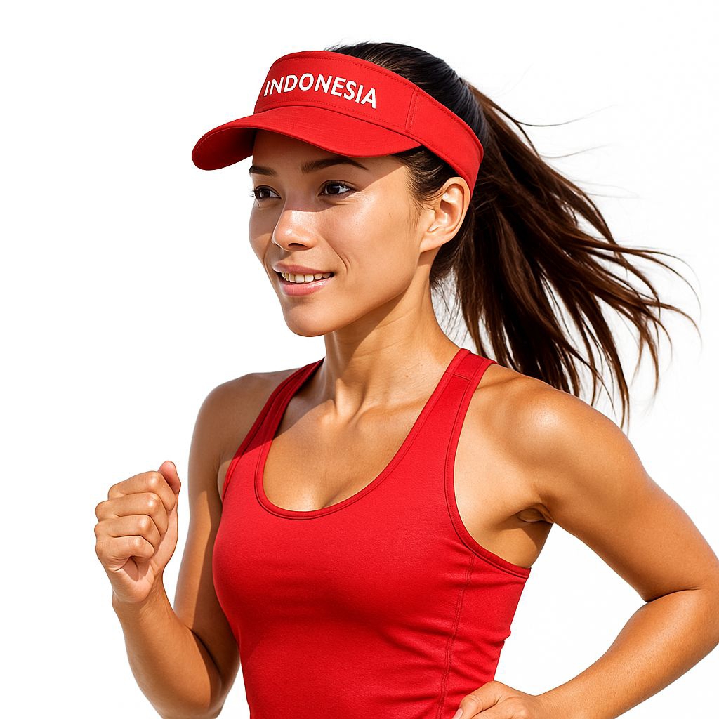Jual Topi Indonesia Merah Putih Topi Indonesia Bordir Topi Gerak Jalan ...