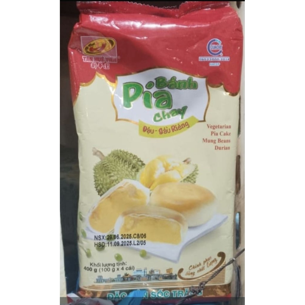 Jual Pia durian vietnam Banh pia chay 400gr | Shopee Indonesia