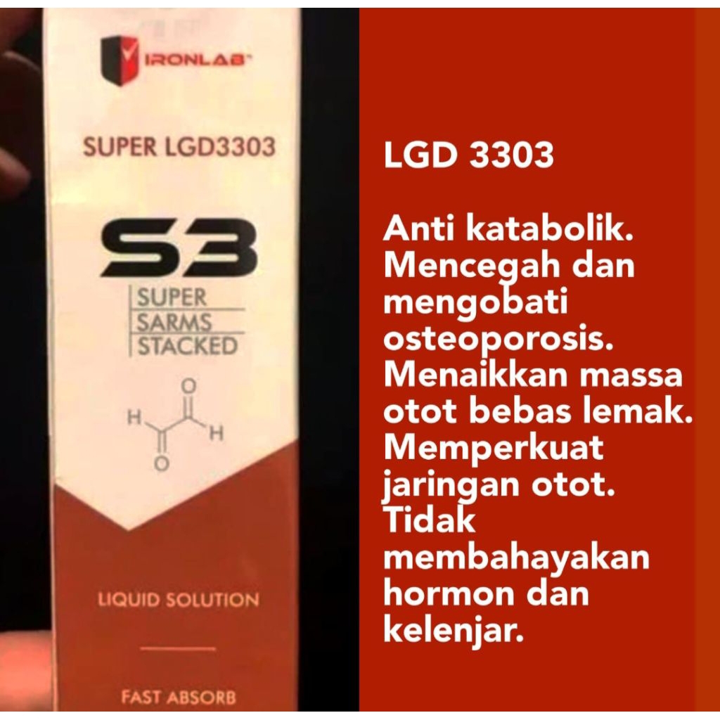 Jual IronLab Sarm s3 SUPER LGD 3303 | Shopee Indonesia
