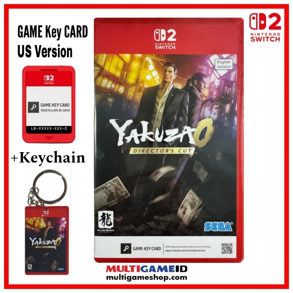 Jual NS2 Nintendo Switch 2 Yakuza 0 - Directors Cut +Keychain Game Key ...
