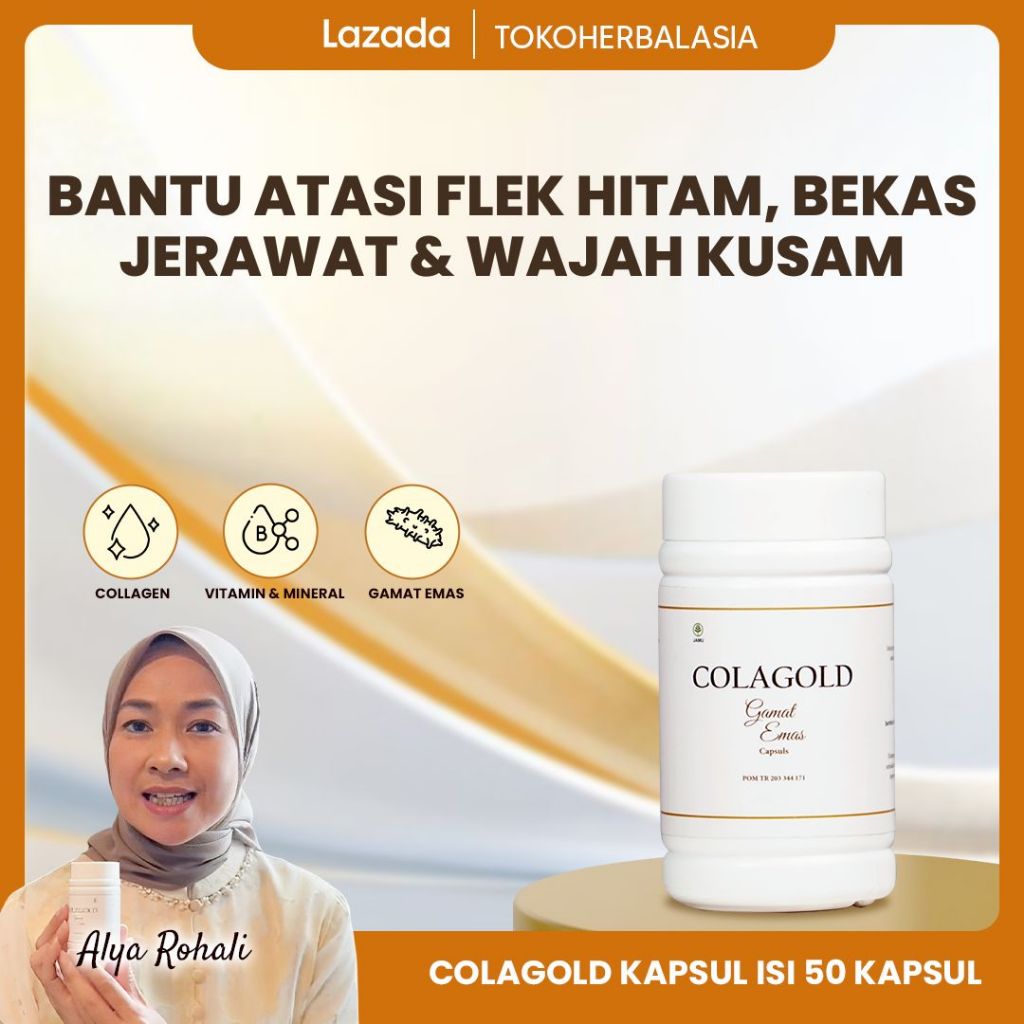 Jual Colagold Bantu Atasi Flek Hitam, Bekas Jerawat & Wajah Kusam ...