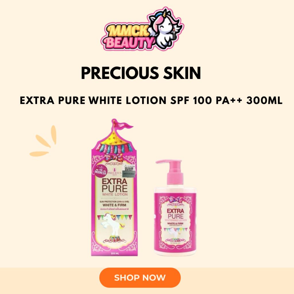 Jual Precious Skin Extra Pure White Lotion Spf 100 PA++ 300ML | Shopee ...