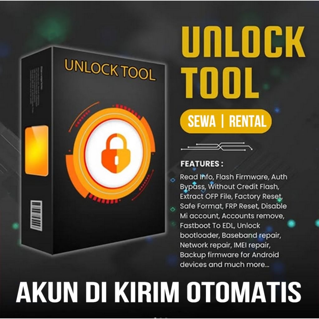 Jual SEWA UNLOCKTOOL AKUN DI KIRIM OTOMATIS | Shopee Indonesia