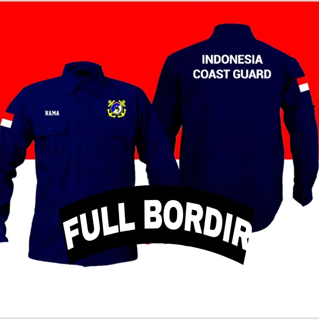 Jual Kemeja coast guard baju coast guard seragam coast guard Pdh coast ...