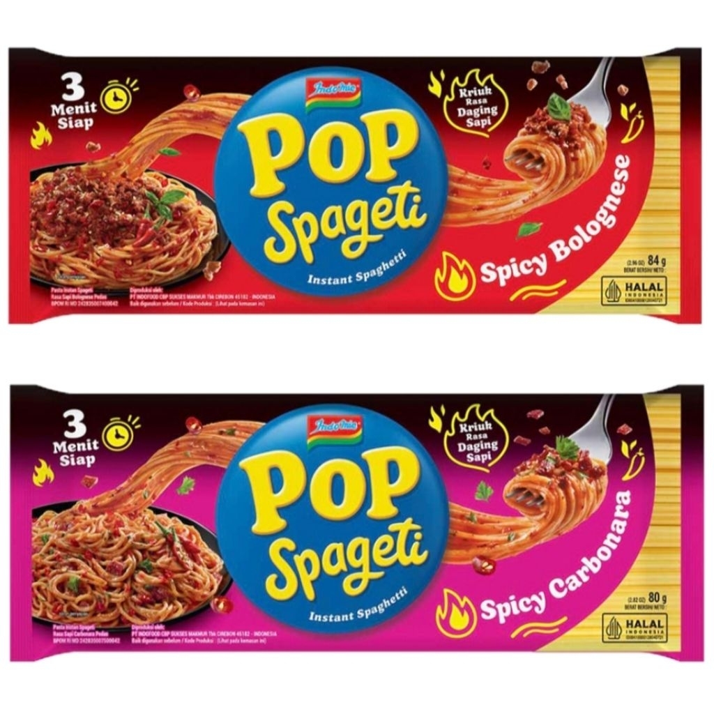 Jual Pop Spageti Pop Mie Spageti Instan 84 g | Shopee Indonesia