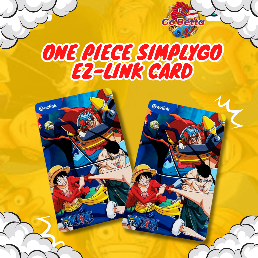 Jual Ezlink One Piece Card MRT Bus Singapore Kartu Anime Luffy Bajak ...