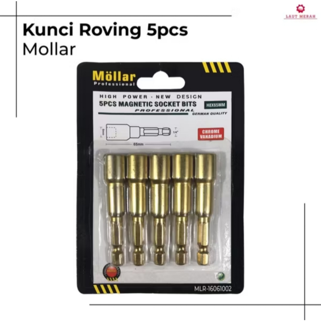 Jual Mollar Mata Bor Baut Roofing Baja Ringan Magnetic Nut setter ...