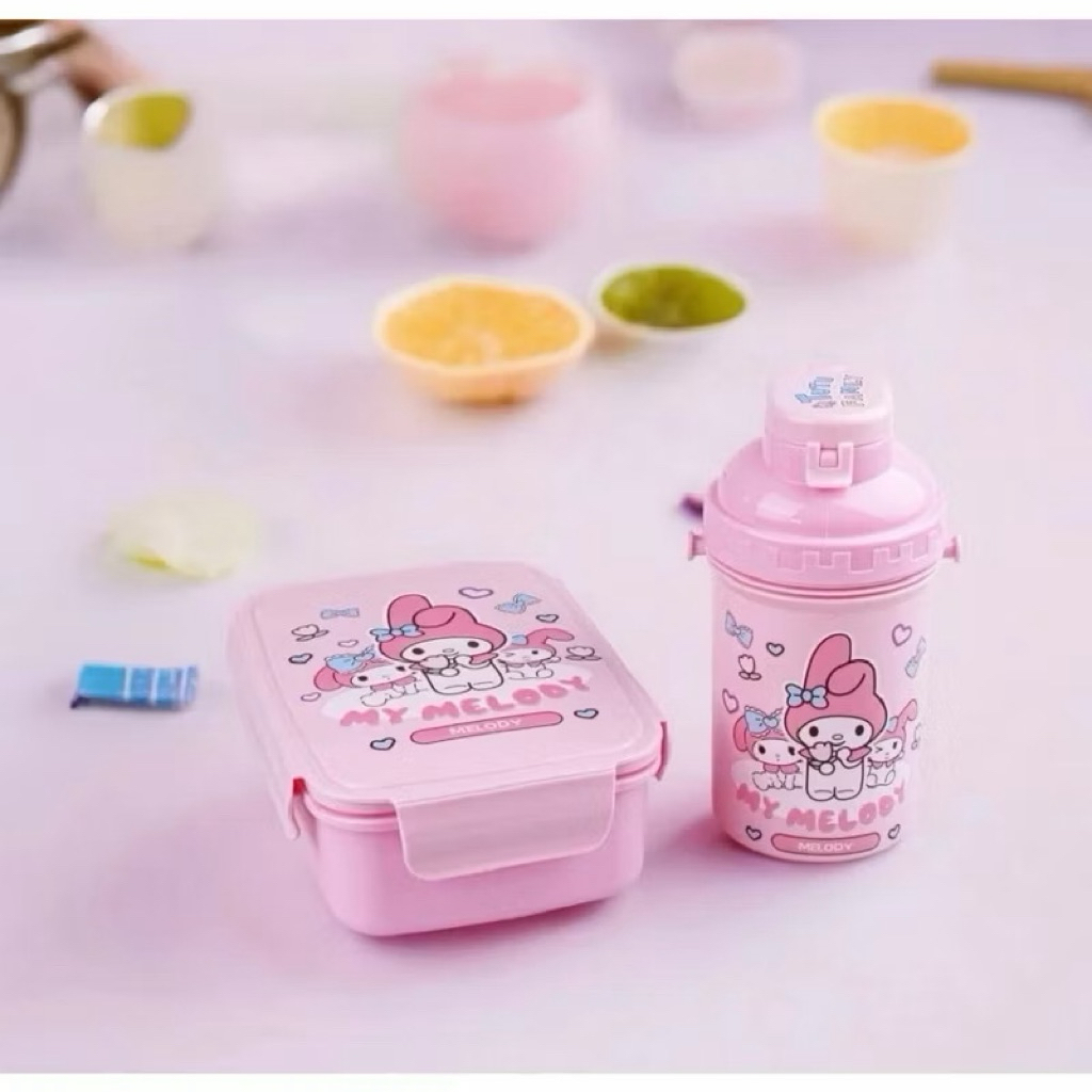 Jual KOTAK MAKAN ANAK SET PLUS BOTOL LUNCH BOX KIDS/KOTAL BEKAL ANAK SEKOLAH | Shopee Indonesia