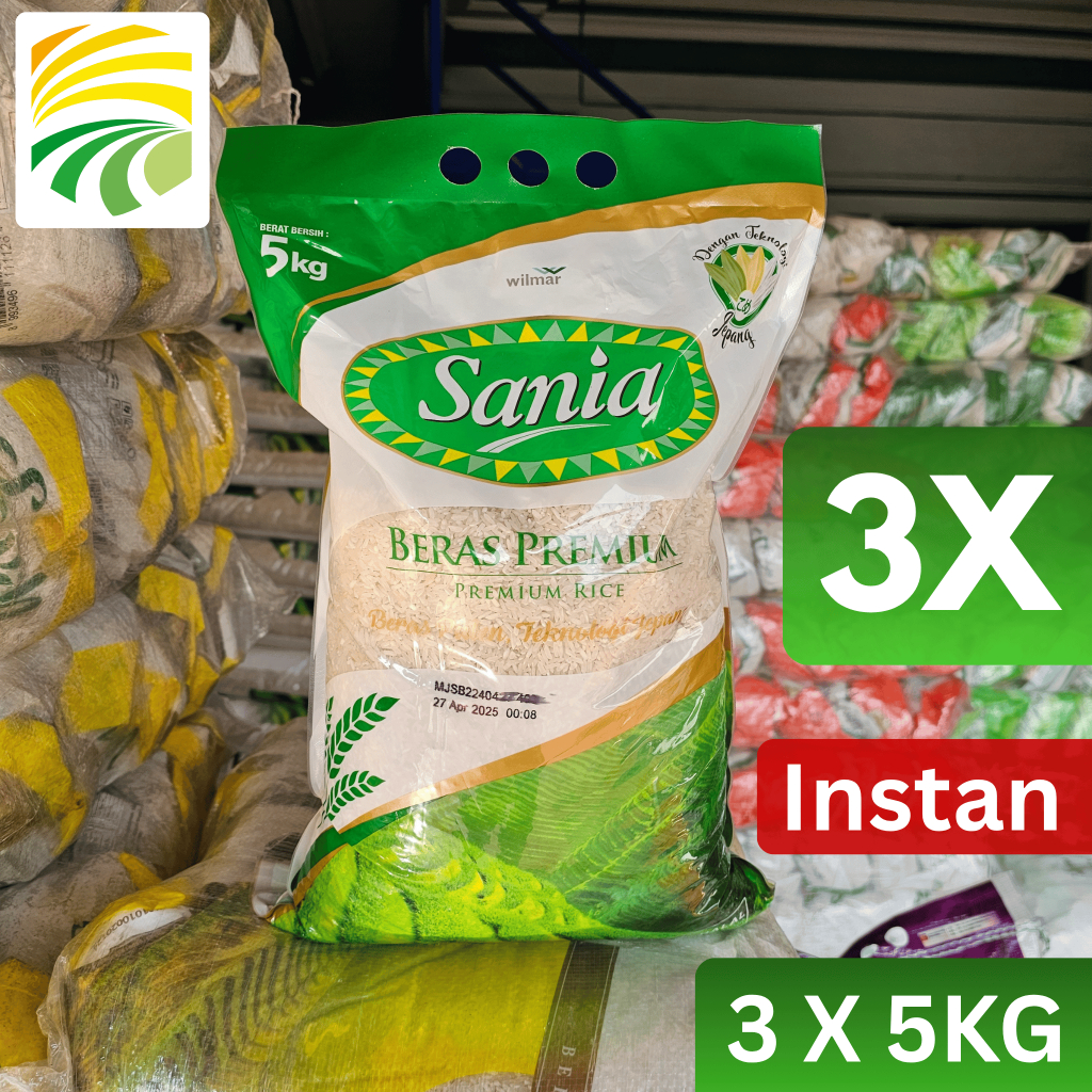 Jual Beras Sania 5 Kg x 3 Pcs | Shopee Indonesia