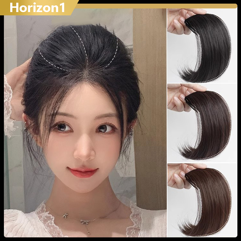 Jual Potongan Rambut Palsu Wanita Tak Terlihat Alami Tambah Volume Ubun ...