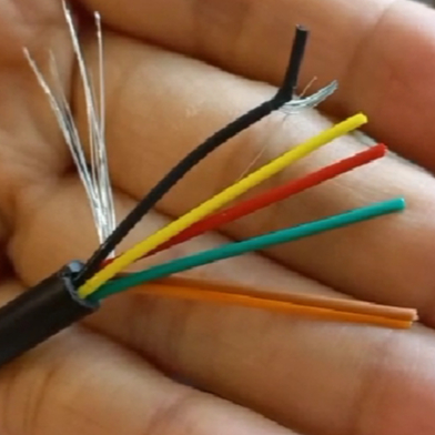 Jual Kabel AWG 24 Jalur 6 Kabel Kontrol isi 6 Plus Ground Kabel Serabut ...