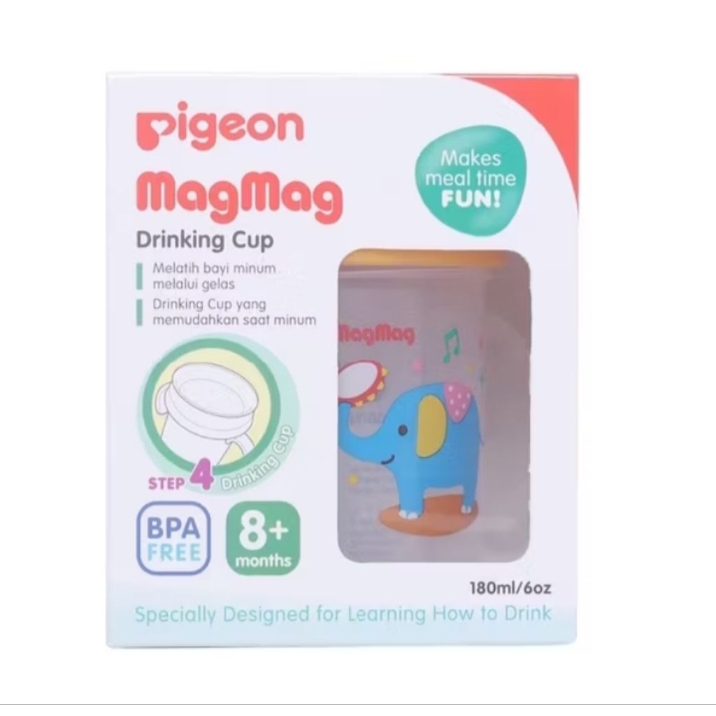 Jual Pigeon mag mag dringking cup step 4 180ml | Shopee Indonesia