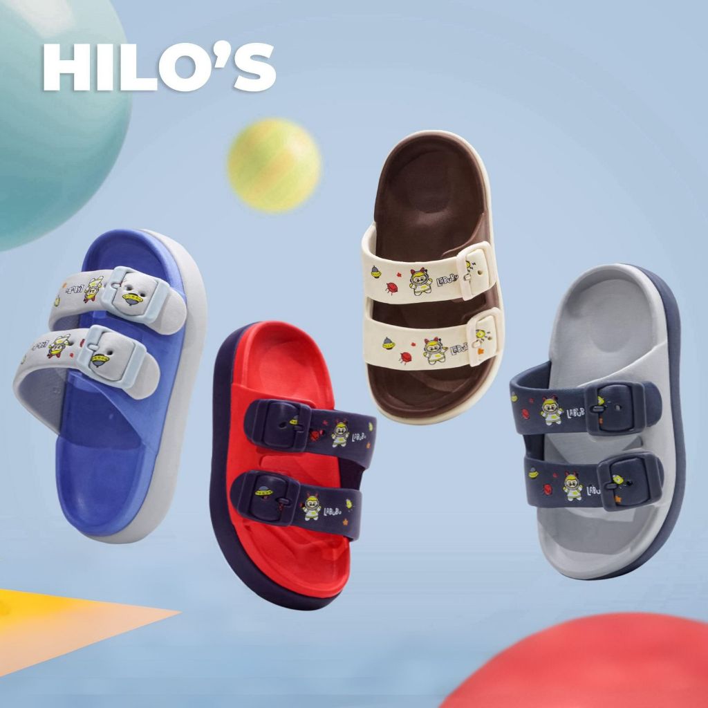 Jual Sendal Slop Anak Anak Model Gesper Dua Kekinian | Shopee Indonesia