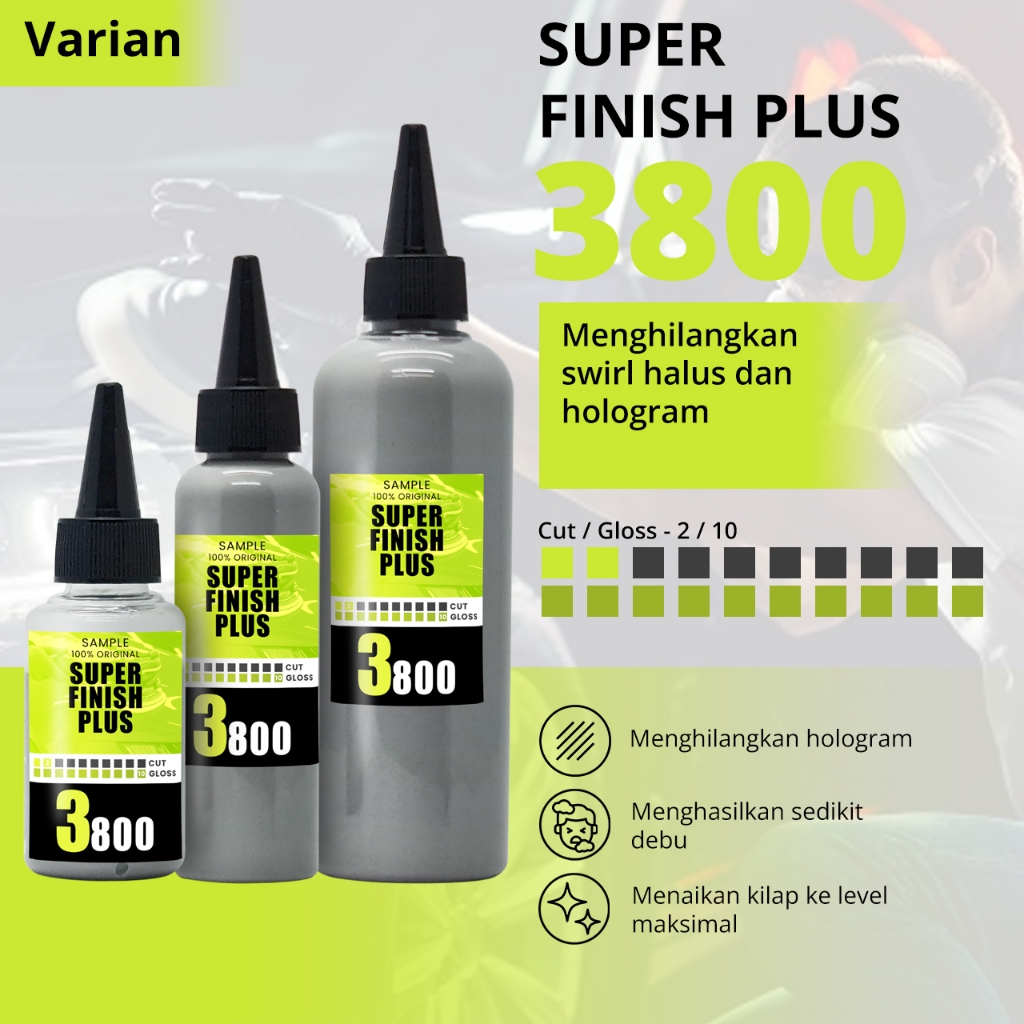 Jual MENZERNA Super Finish Plus 3800 SAMPLE Polish High Gloss ...