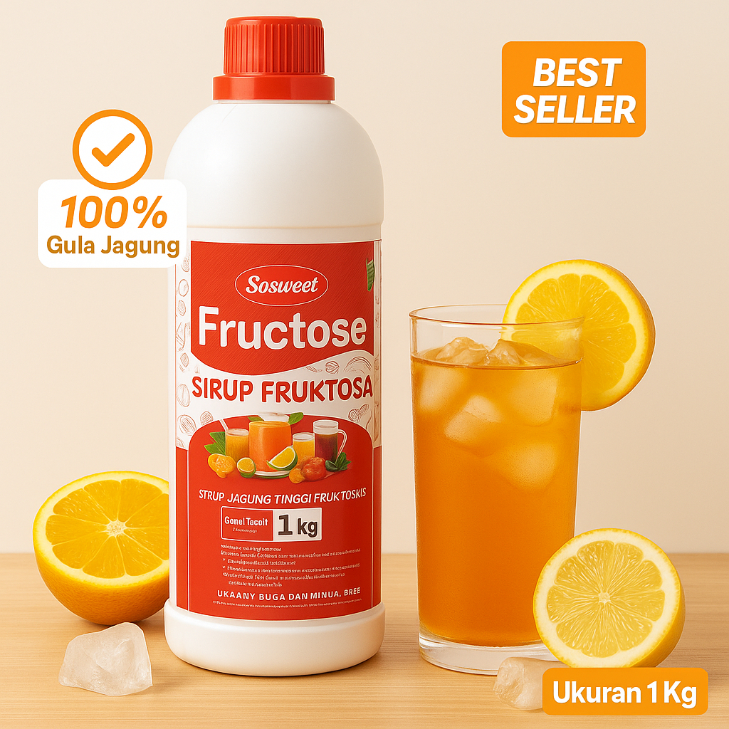 Jual Gula Cair Fructose 1 Liter – Gula Jagung Untuk Minuman & Makanan ...