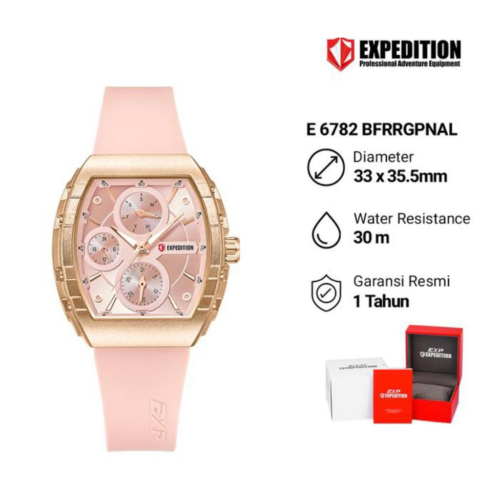 Jual Jam Tangan Wanita Expedition EXPEDITION Exp Chronograph E 6782 ...